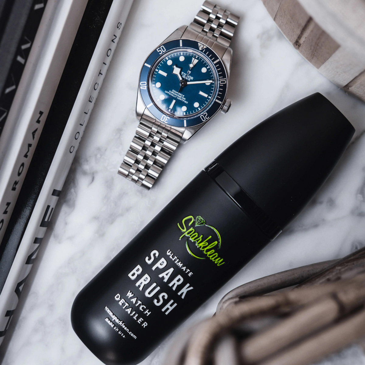 Keep Your Watch Looking Like New with Sparklean Ultimate SparkBrush Cleaner - Ultra-Fine Bristles