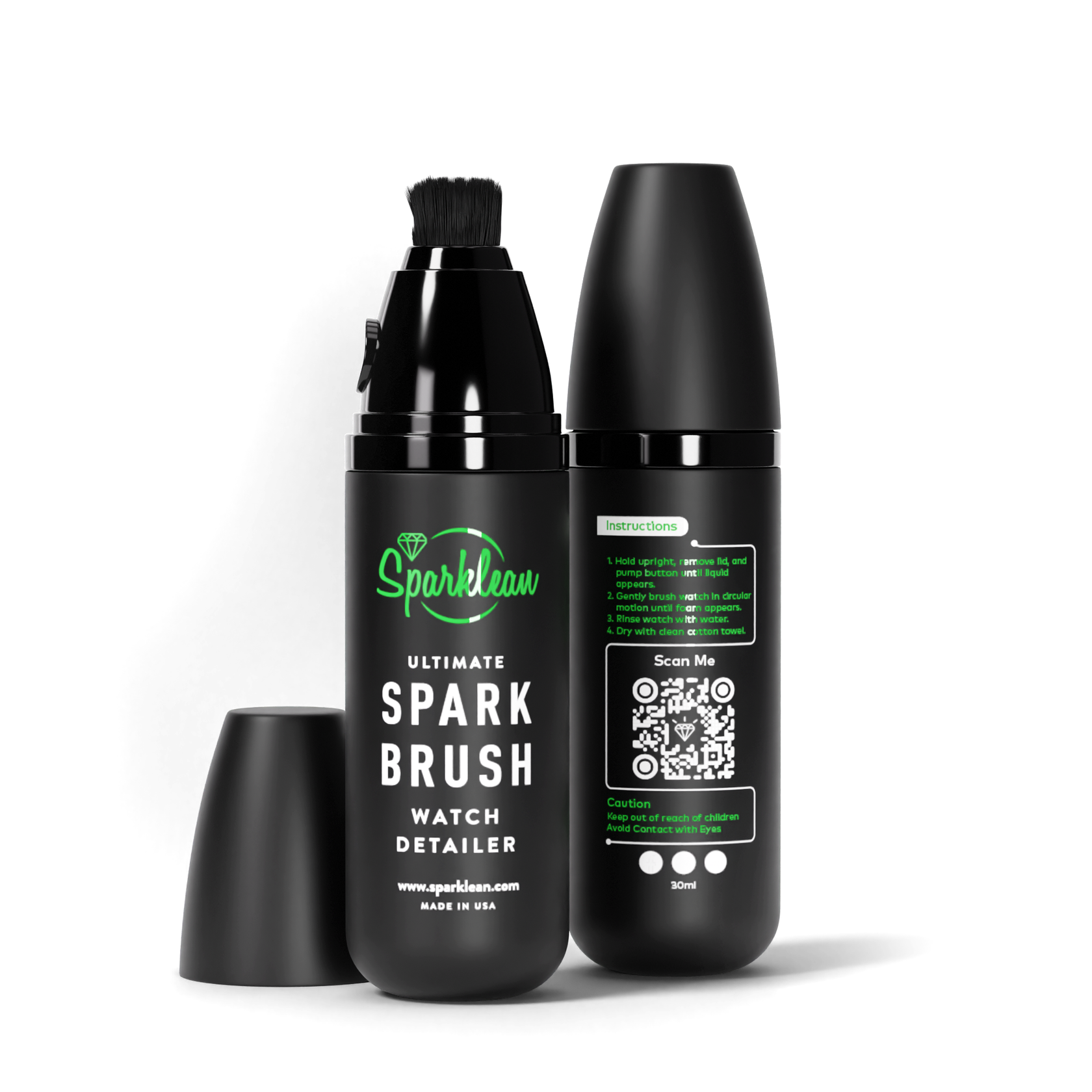 Keep Your Watch Looking Like New with Sparklean Ultimate SparkBrush Cleaner - Ultra-Fine Bristles